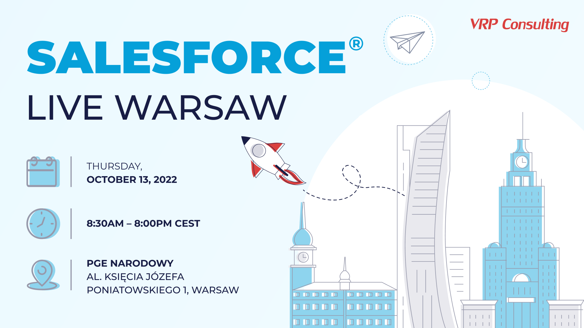 Salesforce Live Warsaw Event 2022 | VRP Consulting