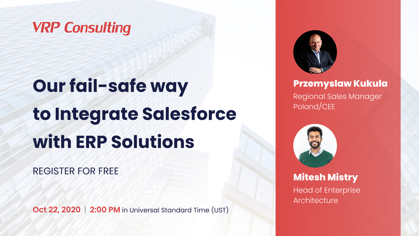 Salesforce Integration With Erp Solutions Webinar Vrp Consulting