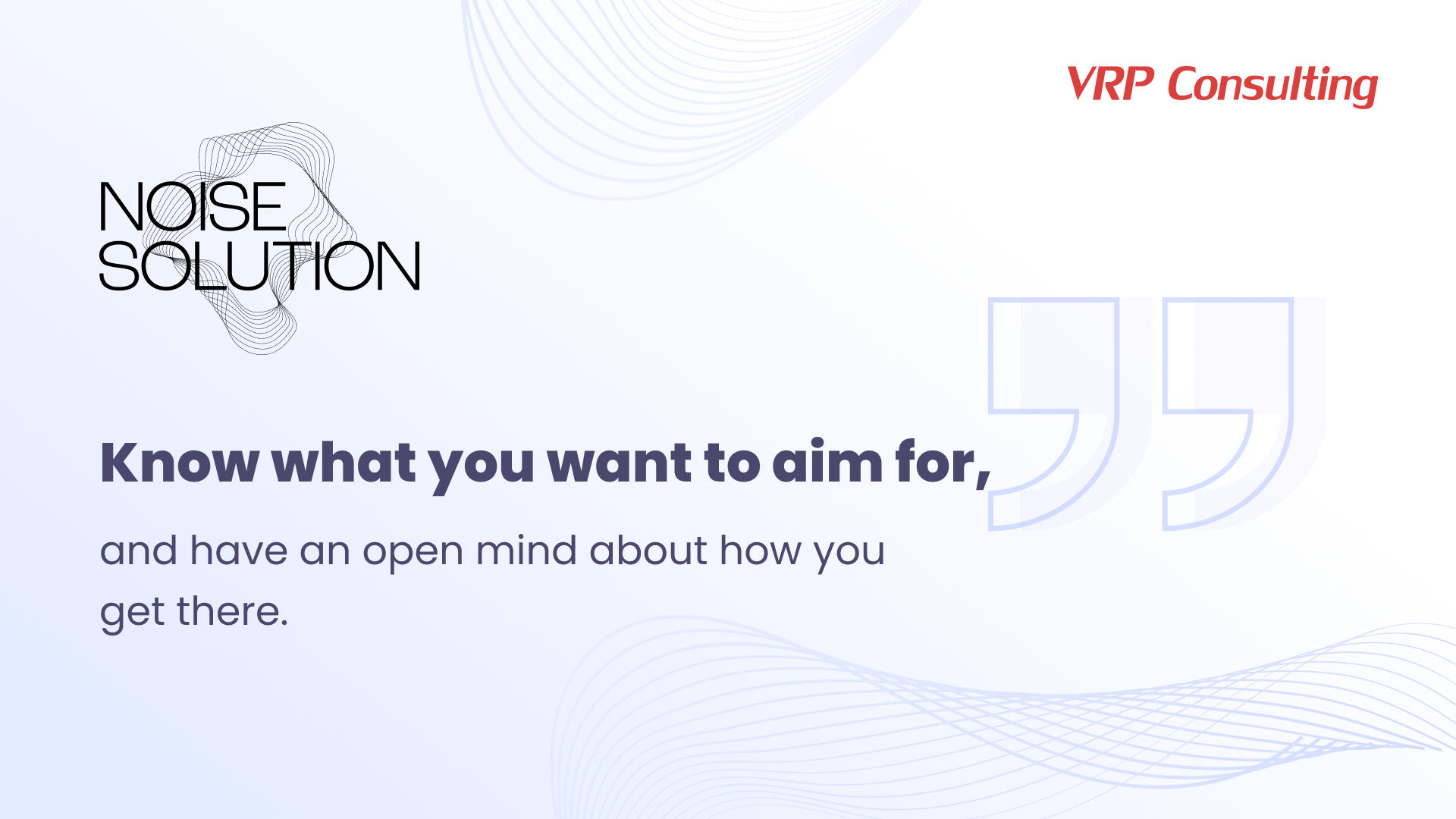 Noise Solution Interview on AI Journey | VRP Consulting